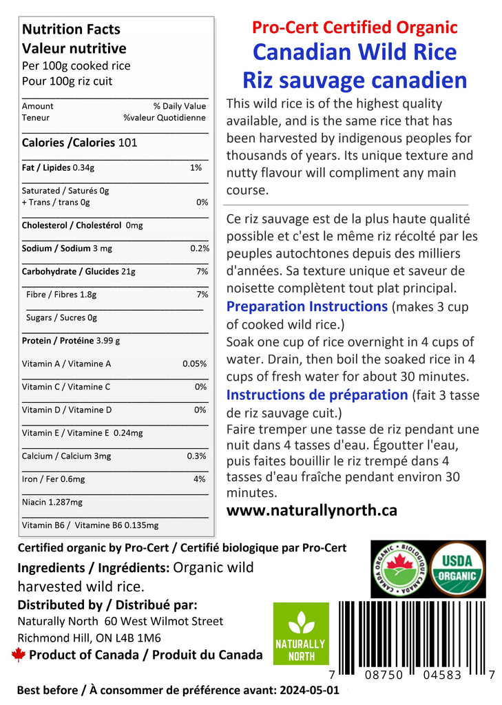 Canadian Wild Rice – Naturally North